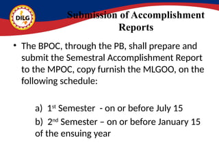 Barangay Peace and Order Planning for BLGU | PPTX