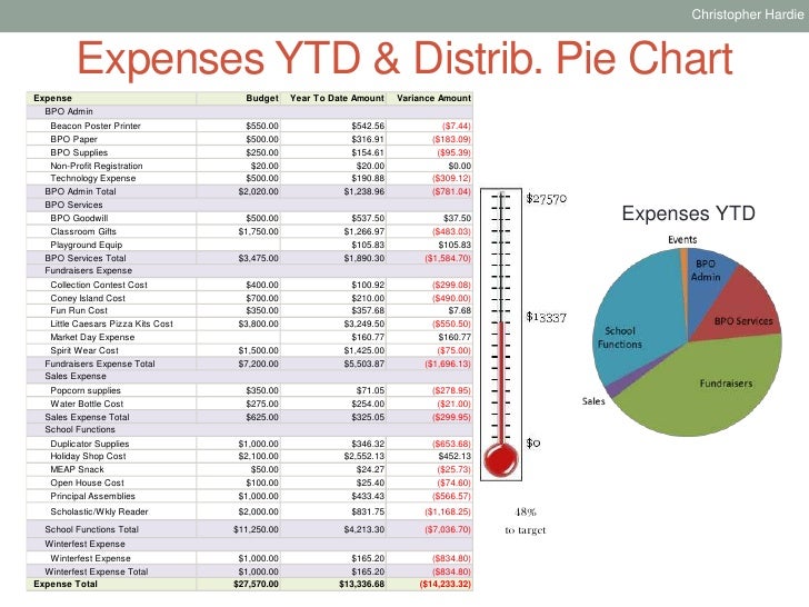 BPO Sample Treasurers Report