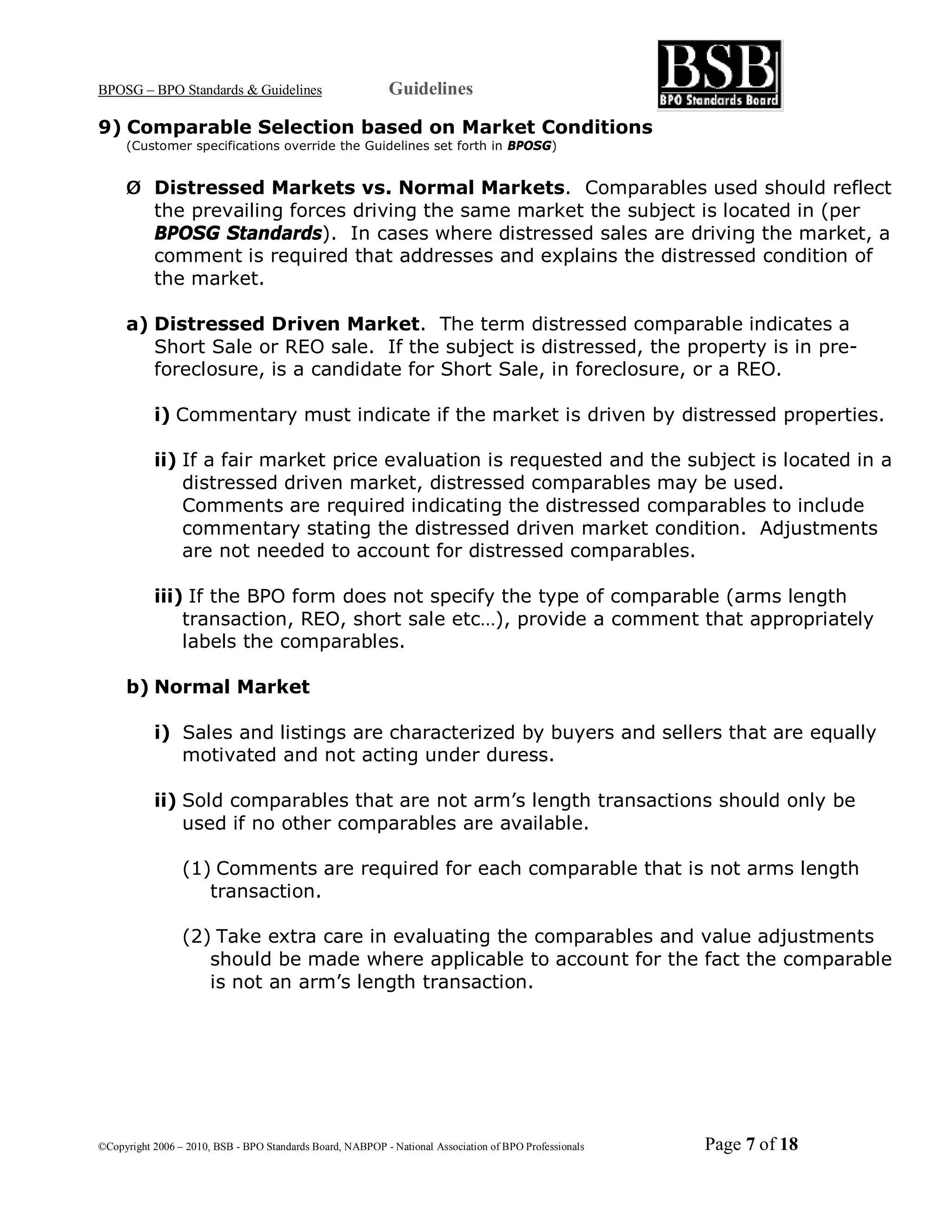 BPO Standards and Guidelines | PDF