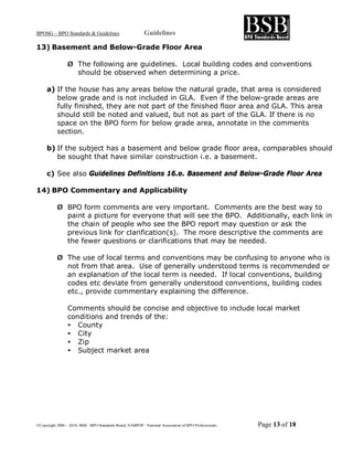 BPO Standards and Guidelines | PDF