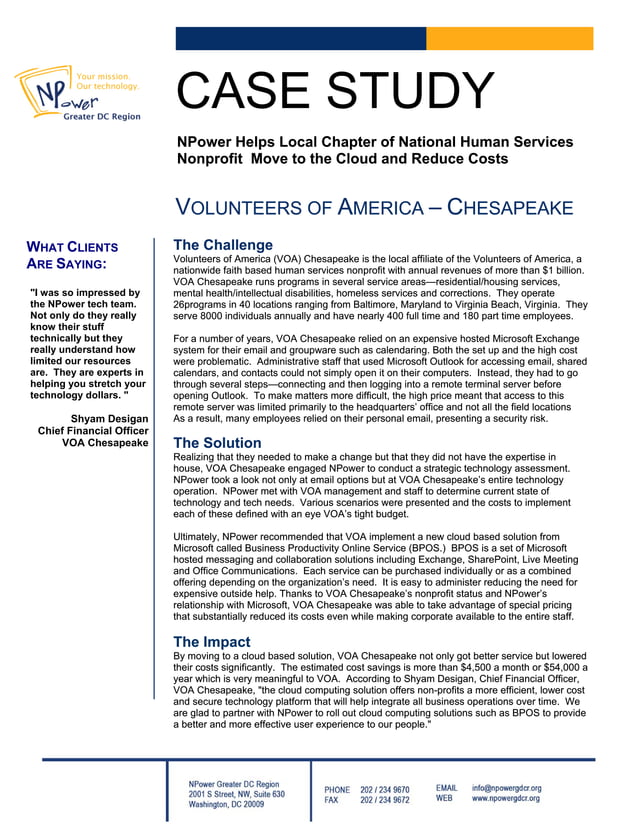 Bpos implementation case study | PDF
