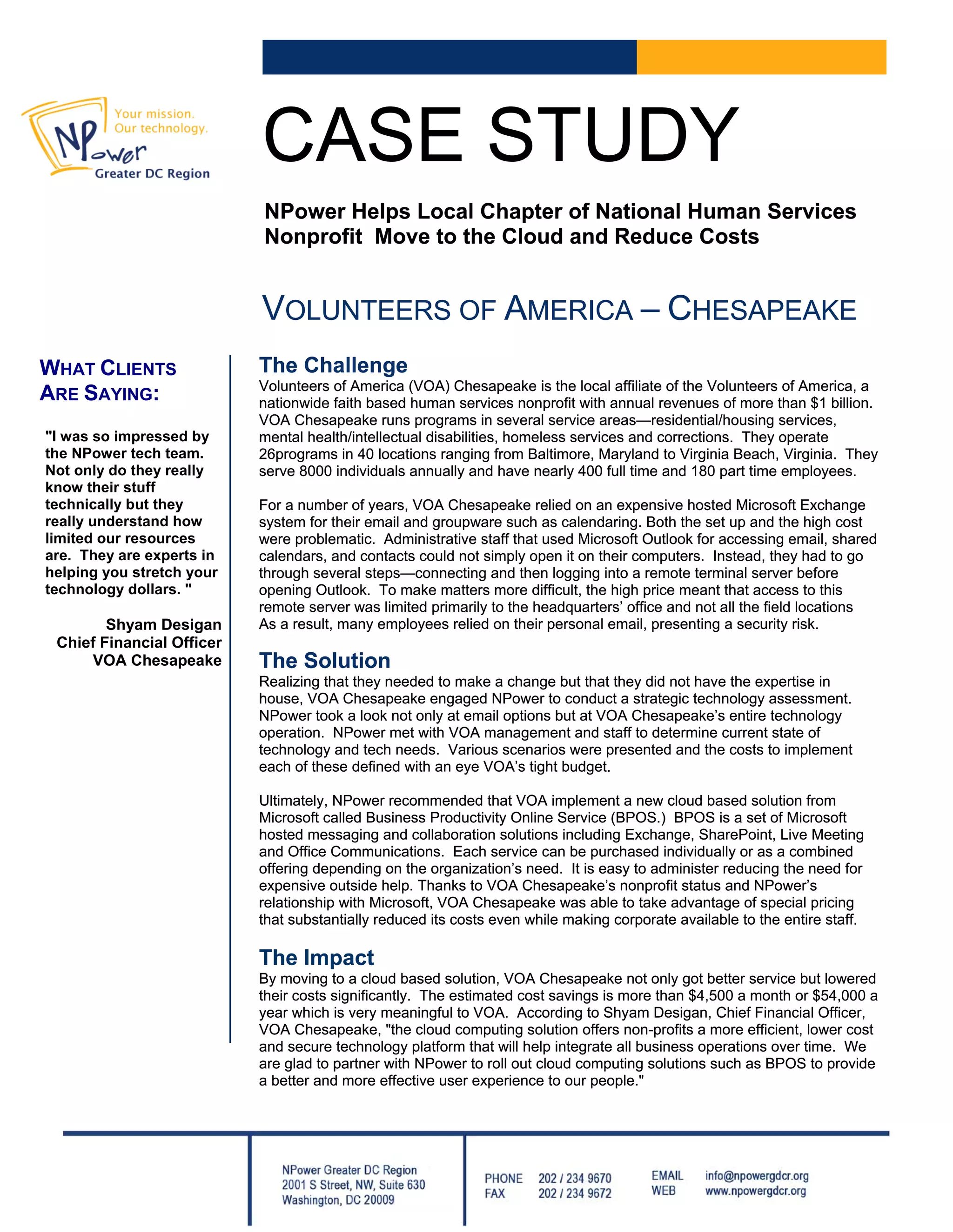 Bpos Implementation Case Study | PDF