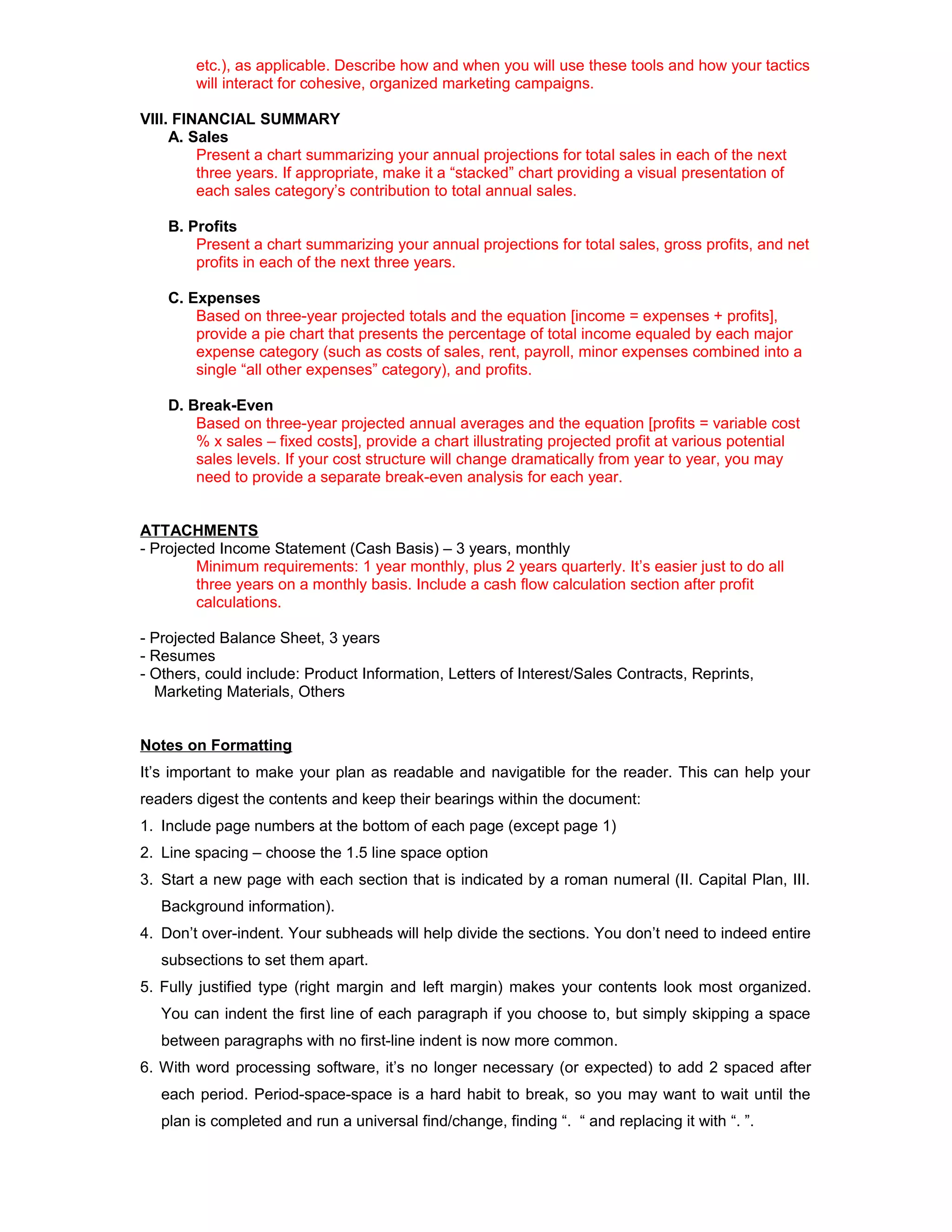 Bp outline annotated | PDF