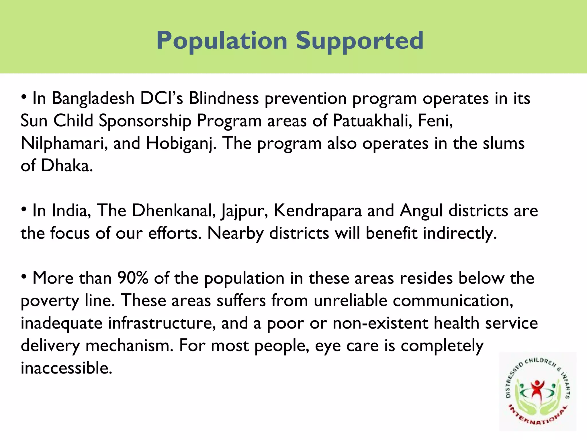 Blindness Prevention Program Overview | PPT