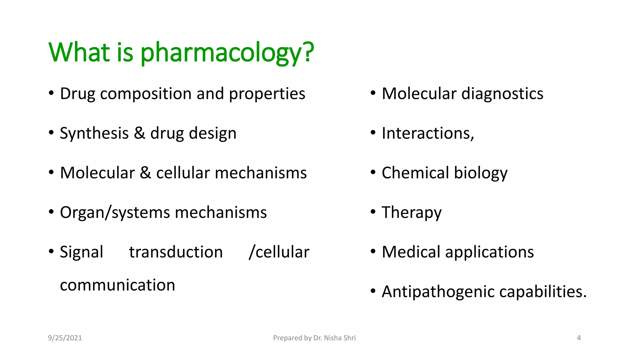 Basic principles of pharmacology | PPT