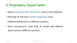 Basic principles of pharmacology | PPT