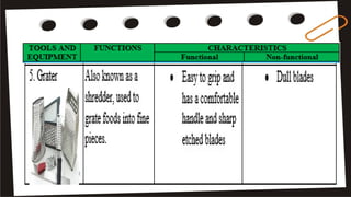 BPP-Lesson-5-Specification-of-Tools.pptx | Cooking | Food & Drink