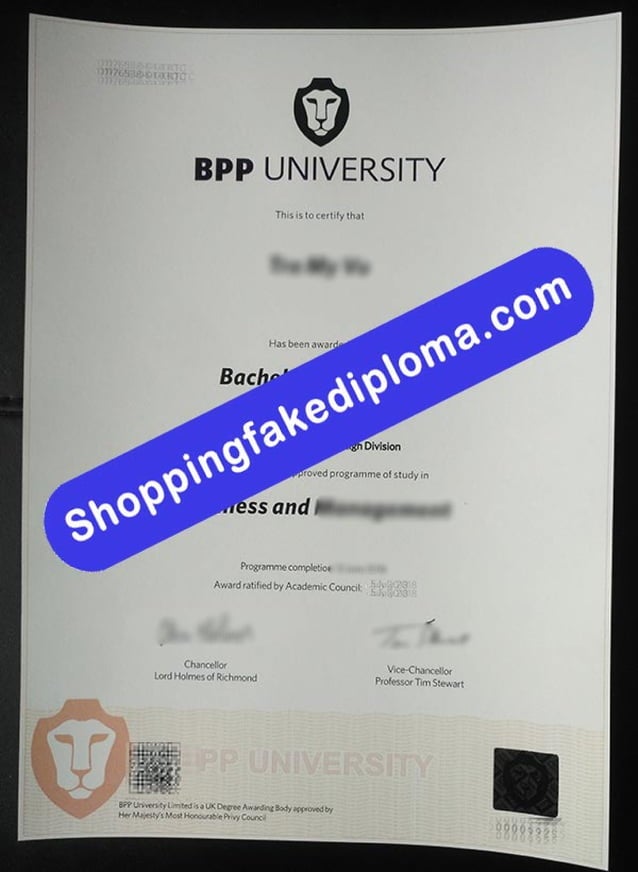 BPP University fake Diploma | PDF