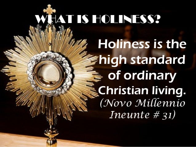 Call to Holiness
