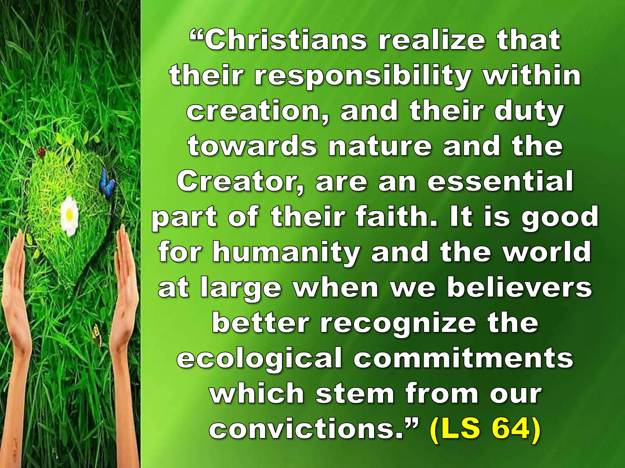 Ecological Conversion | PPTX