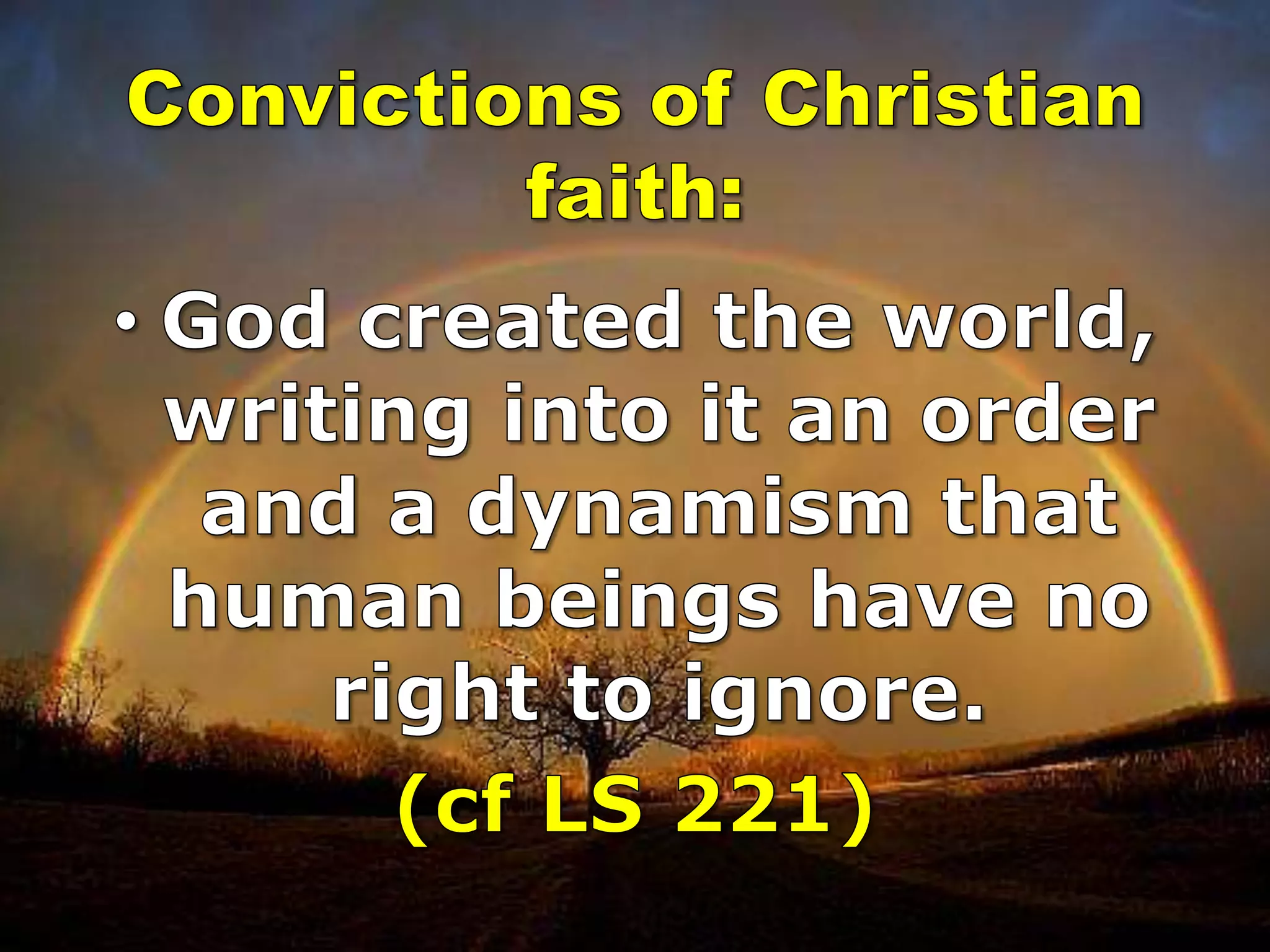 Ecological Conversion | PPTX