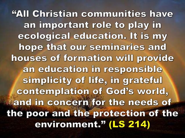 Ecological Conversion | PPT