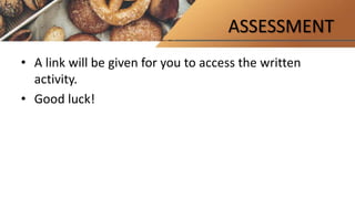 Bread and Pastry For Grade 7 Exploratory | PDF