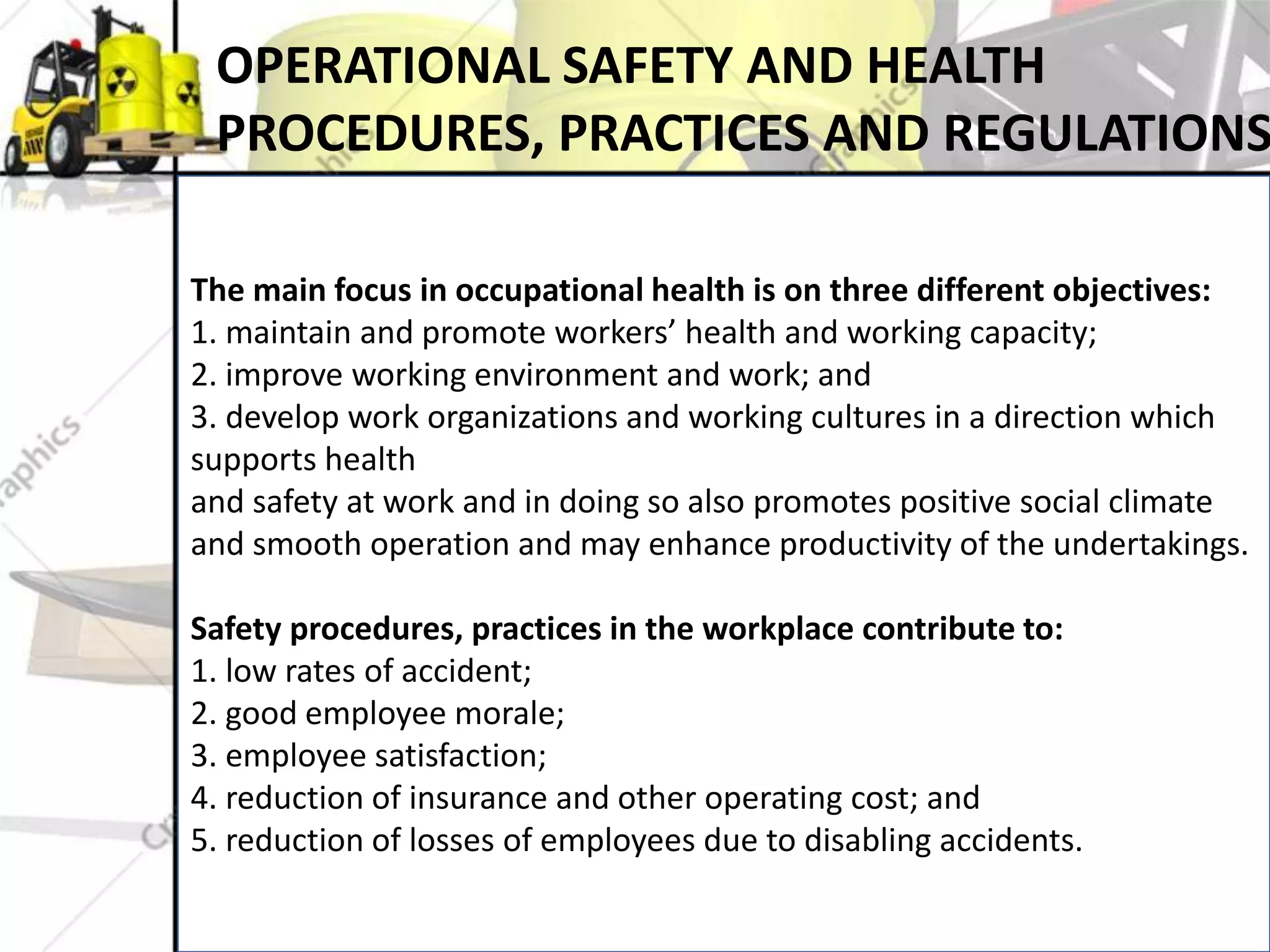 BPP Practice Occupational Health and Safety Procedures | PPTX