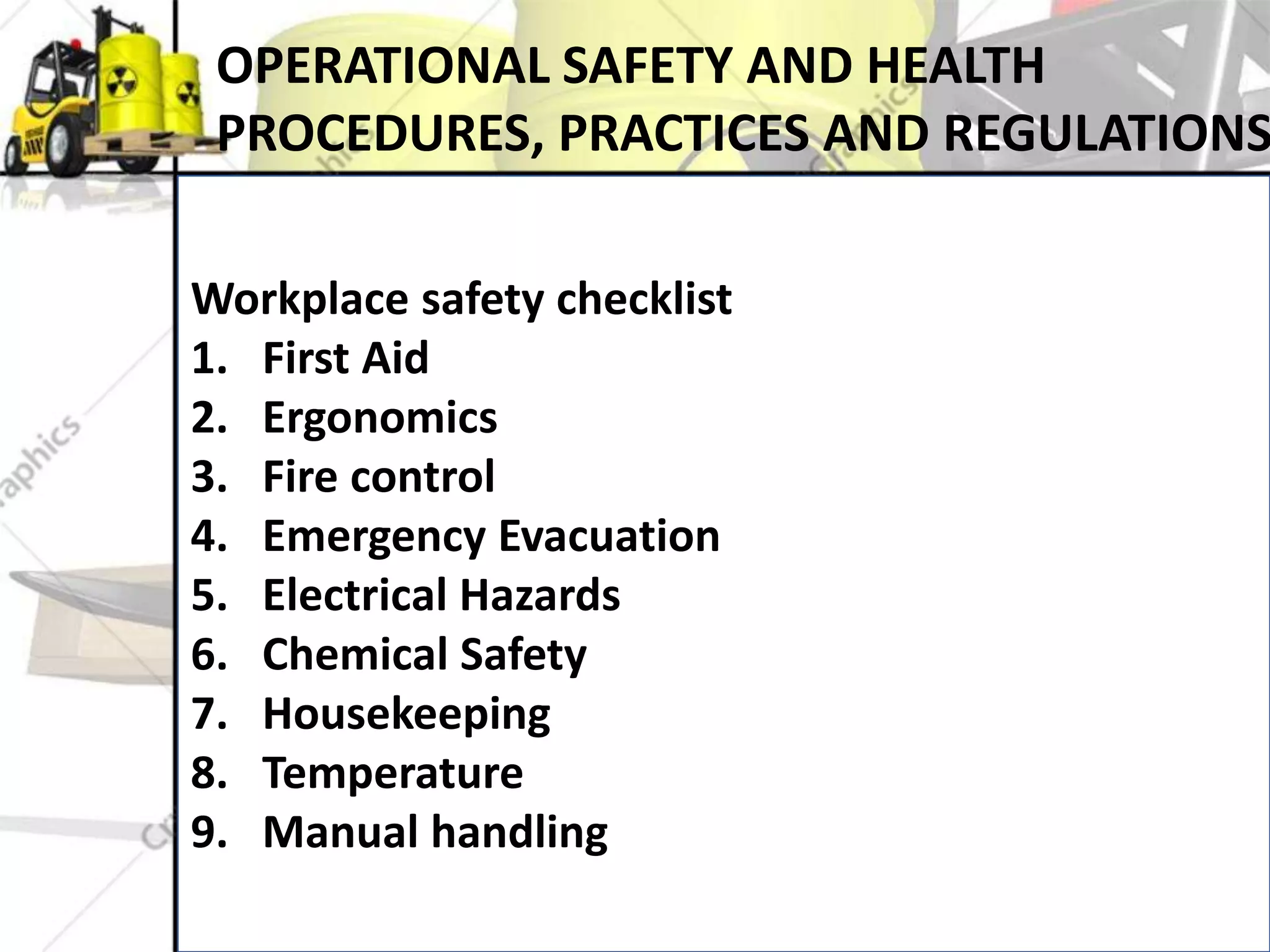 BPP Practice Occupational Health and Safety Procedures | PPTX