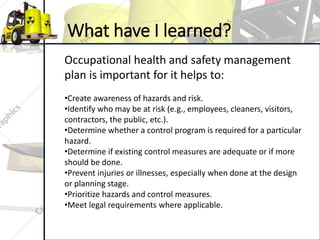 BPP Practice Occupational Health and Safety Procedures | PPTX