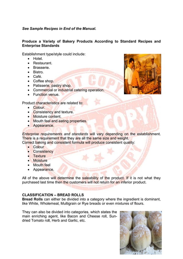 BREAD AND PASTRY PRODUCTION - CBLM | PDF