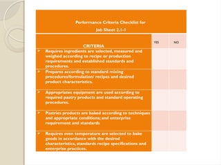 BREAD AND PASTRY PRODUCTION NC II GRADE 11 | PPTX