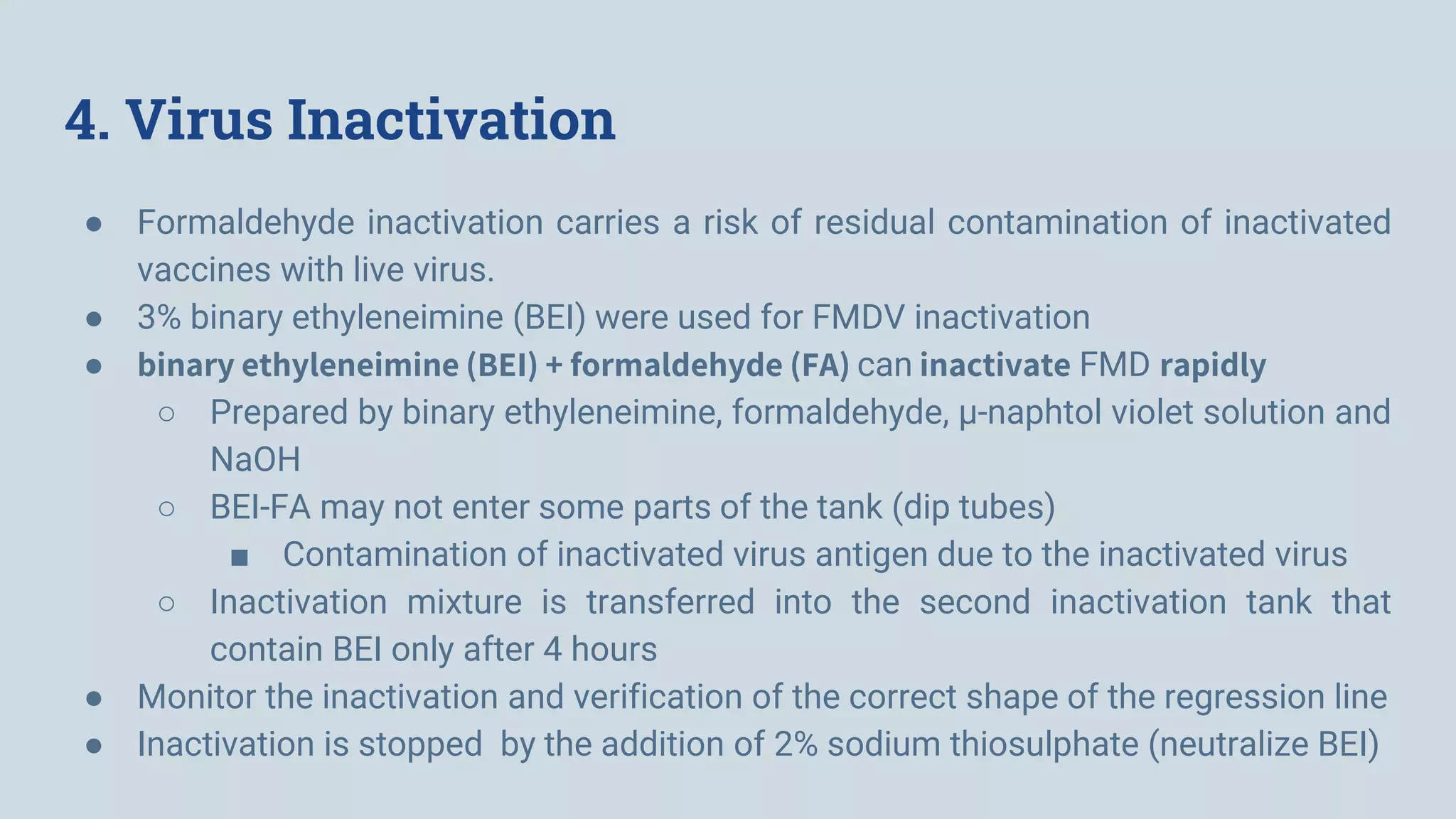 Generic Manufacturing Process of Foot & Mouth Disease Vaccines | PPTX