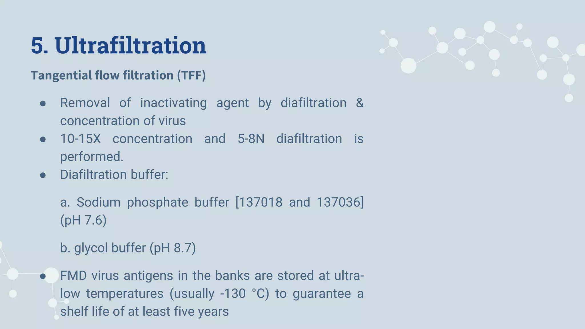 Generic Manufacturing Process of Foot & Mouth Disease Vaccines | PPTX