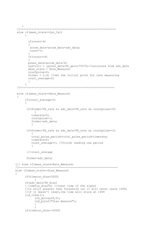 Blood pressure set programming | TXT