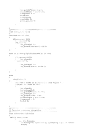 Blood pressure set programming | TXT
