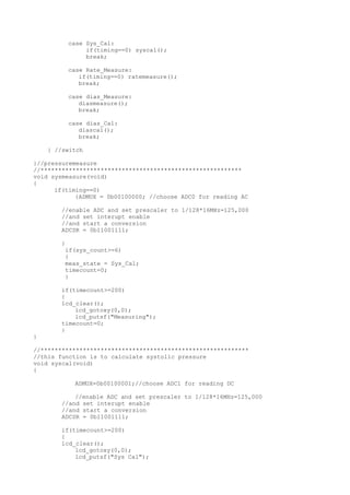 Blood pressure set programming | TXT