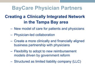 BayCare Physician Partners | PPTX