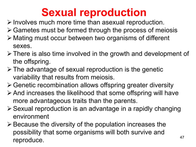 Meiosis and Sexual Reproduction | PPT