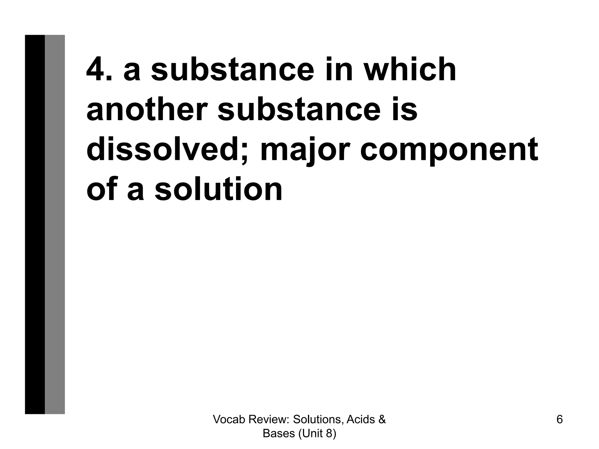 Solutions, Acids and Bases | PPT