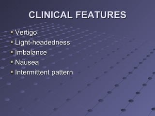 Benign Paroxysmal Positional Vertigo | PPT