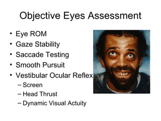 Vestibular assessment from the physiotherapy perspective | PPT