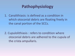 Bppv | PPTX | Ear, Nose and Throat Conditions | Diseases and Conditions