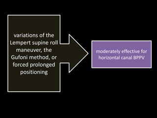 Journal Reading - Guidelines on BPPV | PPTX