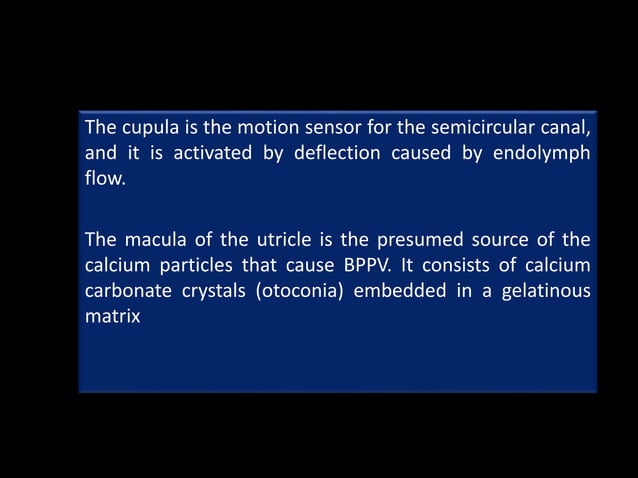 Journal Reading - Guidelines on BPPV | PPTX | Brain and Nervous System ...