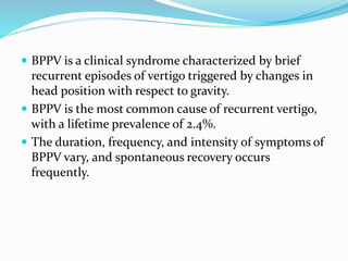 BPPV | PPTX