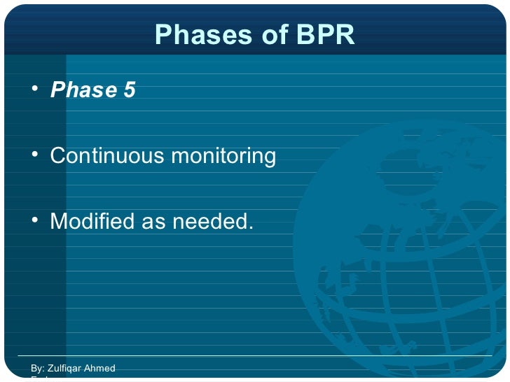 BPR OR Business Process Re-Engineer