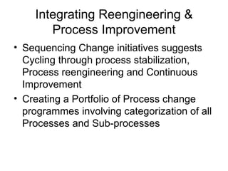 Business Process Re engineering | PPT