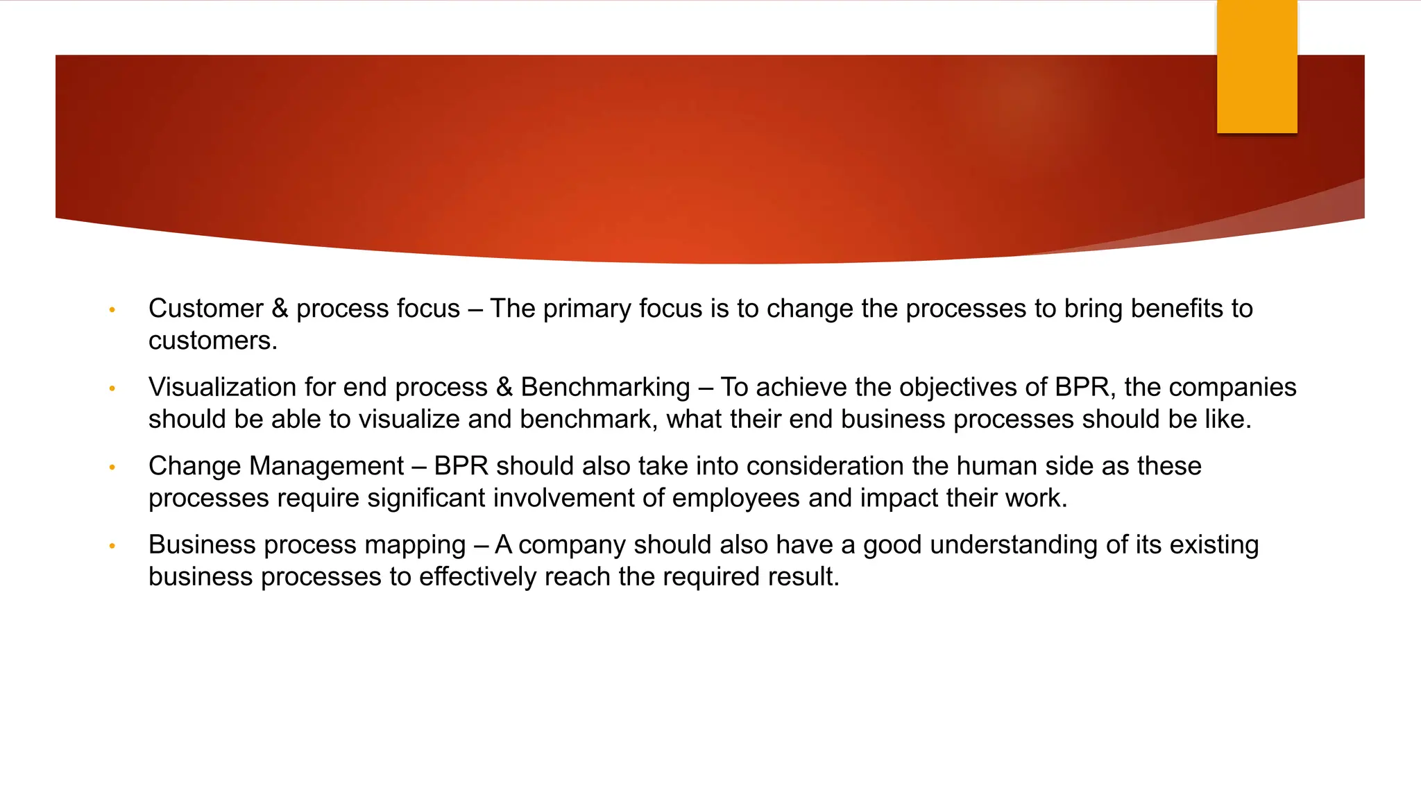 : BPR IMPLEMENTAION AND TOOLS THAT SUPPORT BPR | PPTX