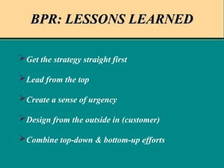 ERPBusiness Process Reengineering BPR.ppt