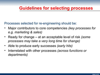 Bpr 03 Process Re Design | PPT