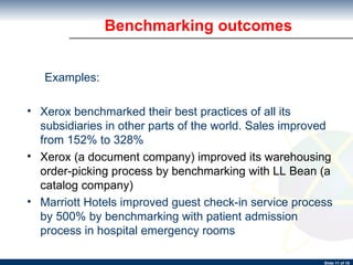 Bpr 04 Benchmarking | PPT | Computer Software and Applications | Computing