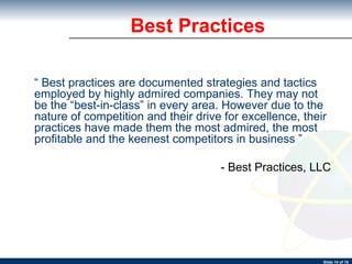 Bpr 04 Benchmarking | PPT