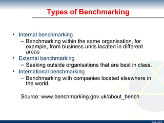 Bpr 04 Benchmarking | PPT | Computer Software and Applications | Computing