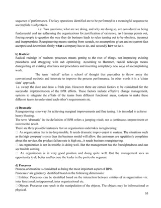 Business process reengineering module 1 | PDF