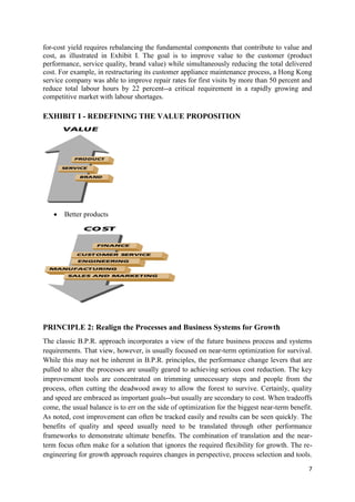 Business process reengineering module 5 | PDF