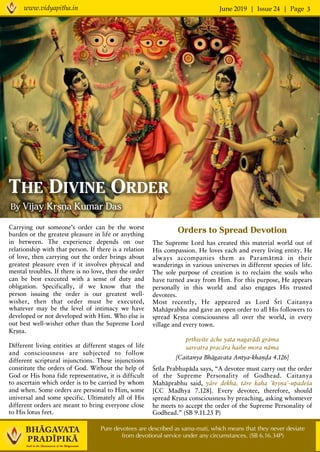 THE DIVINE ORDER | PDF