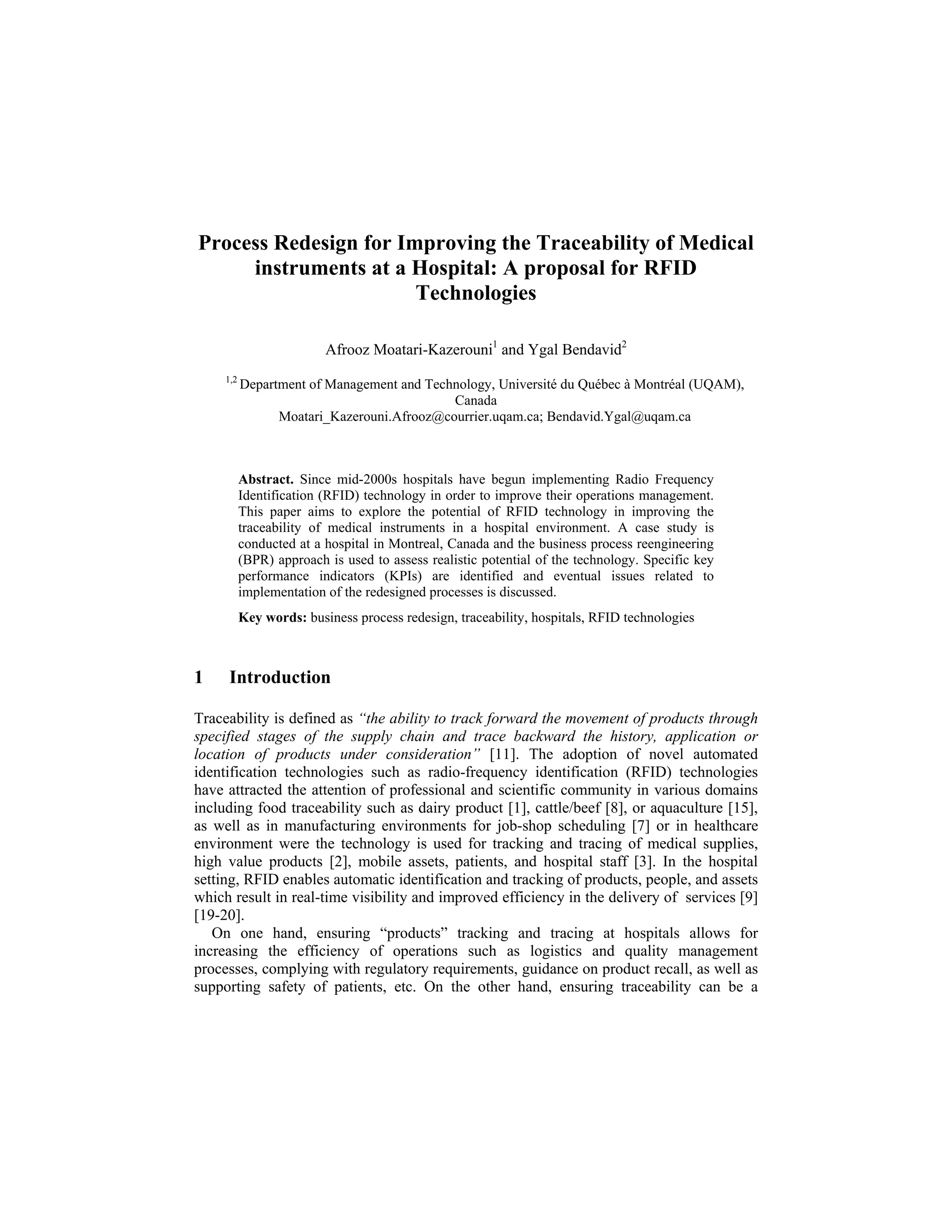 Bpr at the hospital | PDF