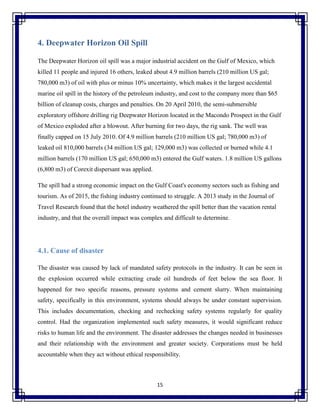 A Report On British Petroleum [Case Study : Deepwater Horizon Oil Spill ...