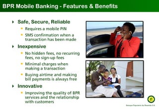 BPR Mobile Banking | PPT